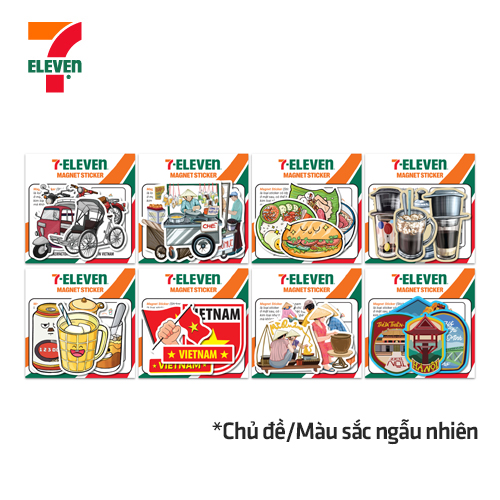 Magnet Sticker 7-Eleven Bộ 4 Cái 7-Eleven | Giao gấp từ 7-Eleven gần ...