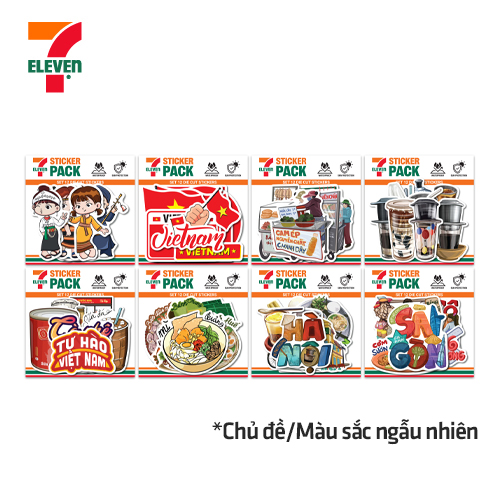 Sticker Pack 7-Eleven Bộ 12 Cái 7-Eleven | Giao gấp từ 7-Eleven gần ...