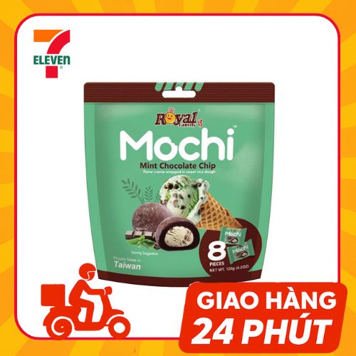 Bánh Mochi Royal Bạc Hà Hạt Socola 120g Royal Family | Giao gấp từ 7 ...