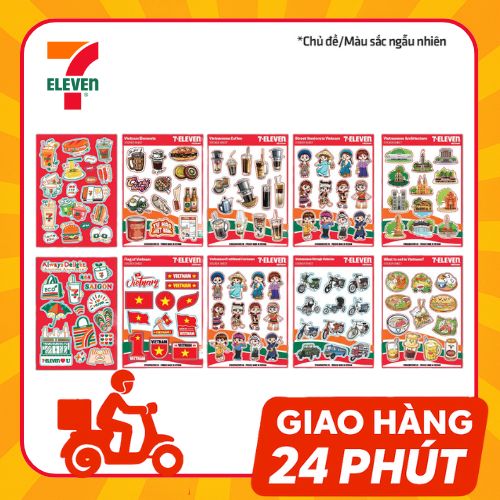 Sticker 7-Eleven Sheet A6 7-Eleven | Giao gấp từ 7-Eleven gần nhất (24 ...